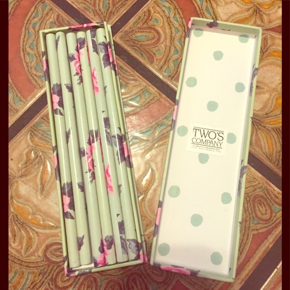 Two's Company | Office | New Shabby Chic Twos Company Floral Pencil ...